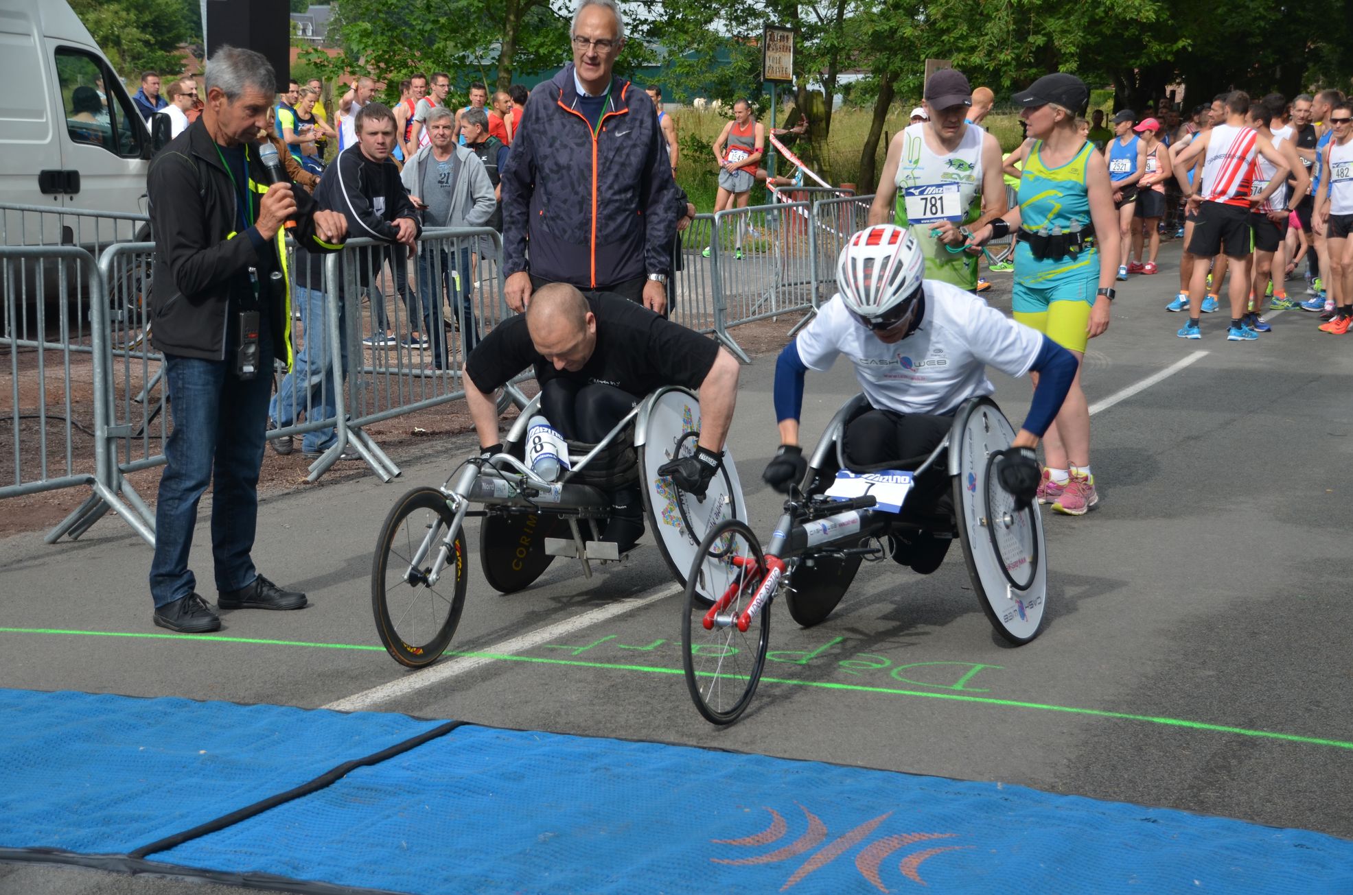 Handisports du semi-marathon Phalempin handisport