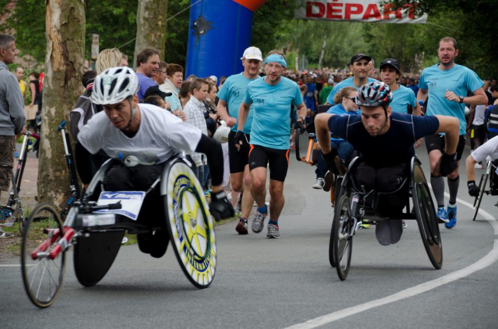 Handisports du semi-marathon Phalempin handisport